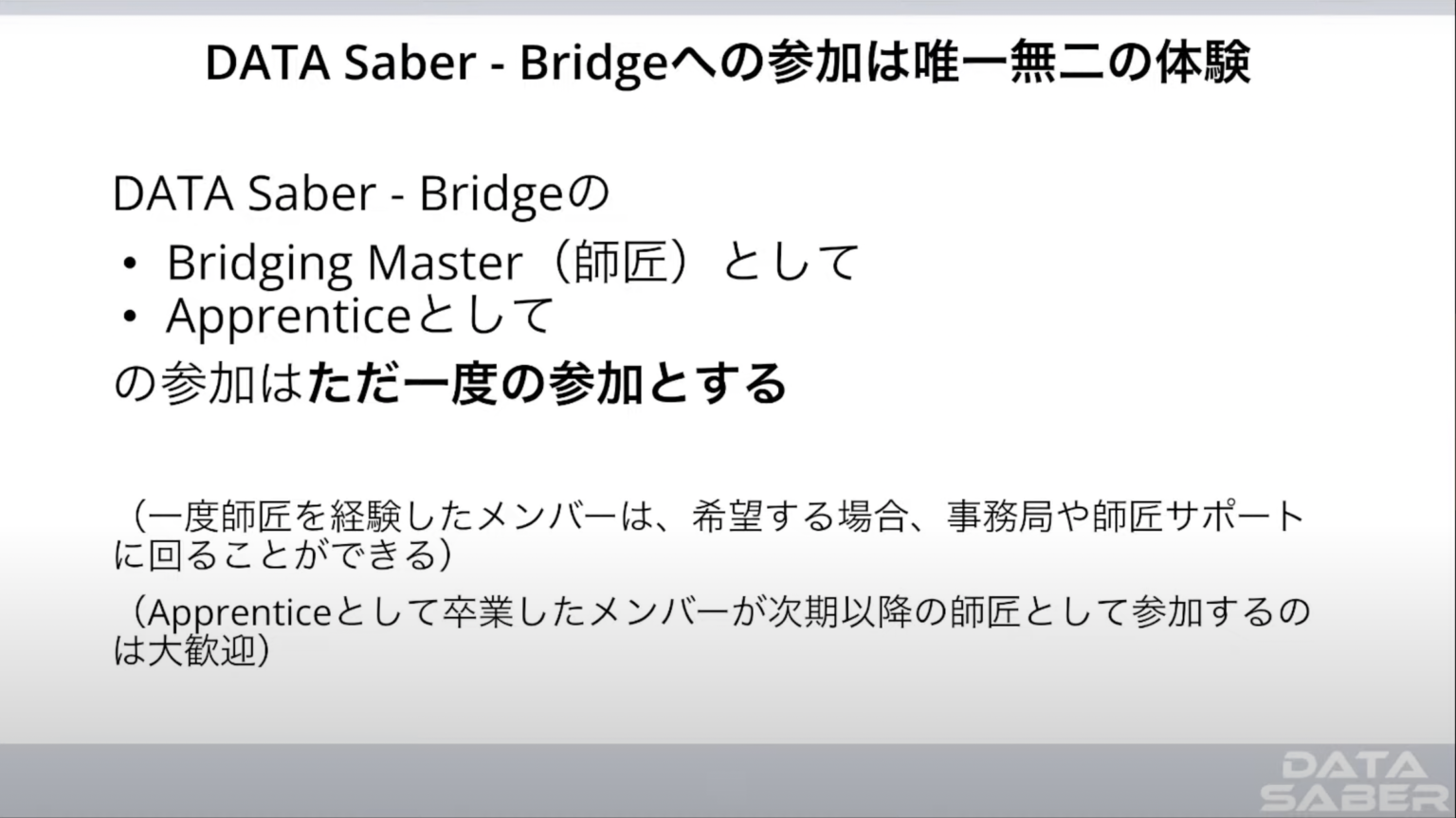 DATA Saber - Bridgeについて | DATA Saber - Bridge